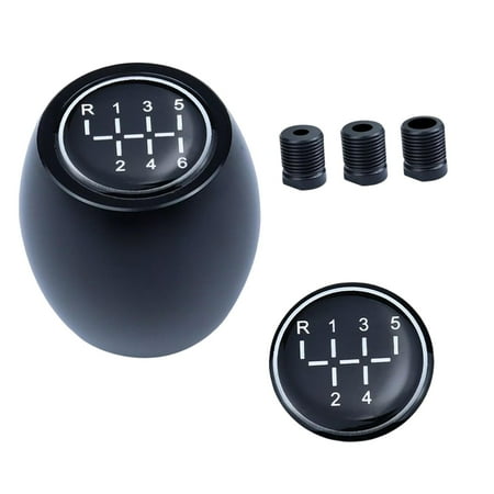 Auto Gear Knob Replacement with 3 Threaded Adapters Gear Lever Handle ...