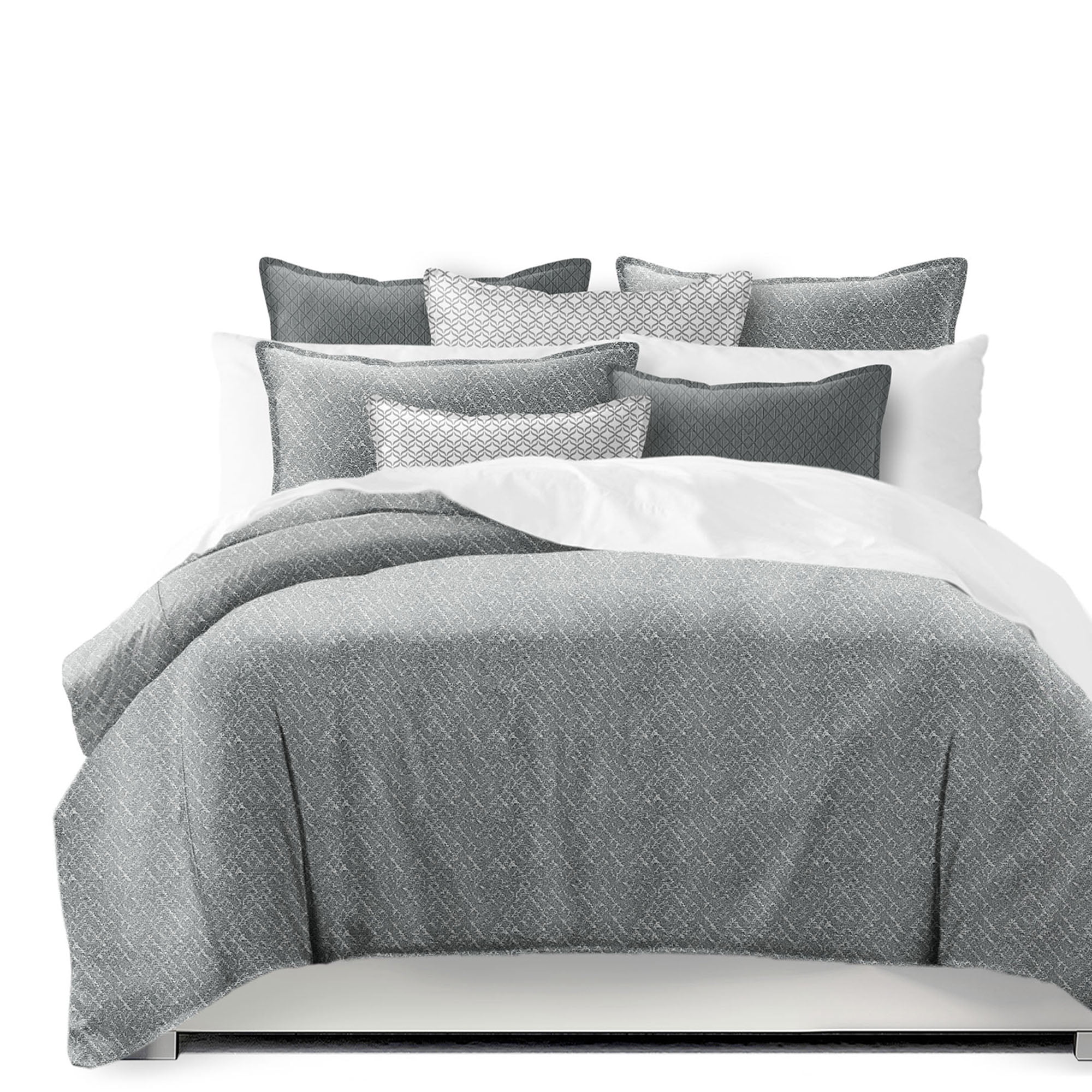 Slater Gray Duvet Cover Set Twin - Walmart.com