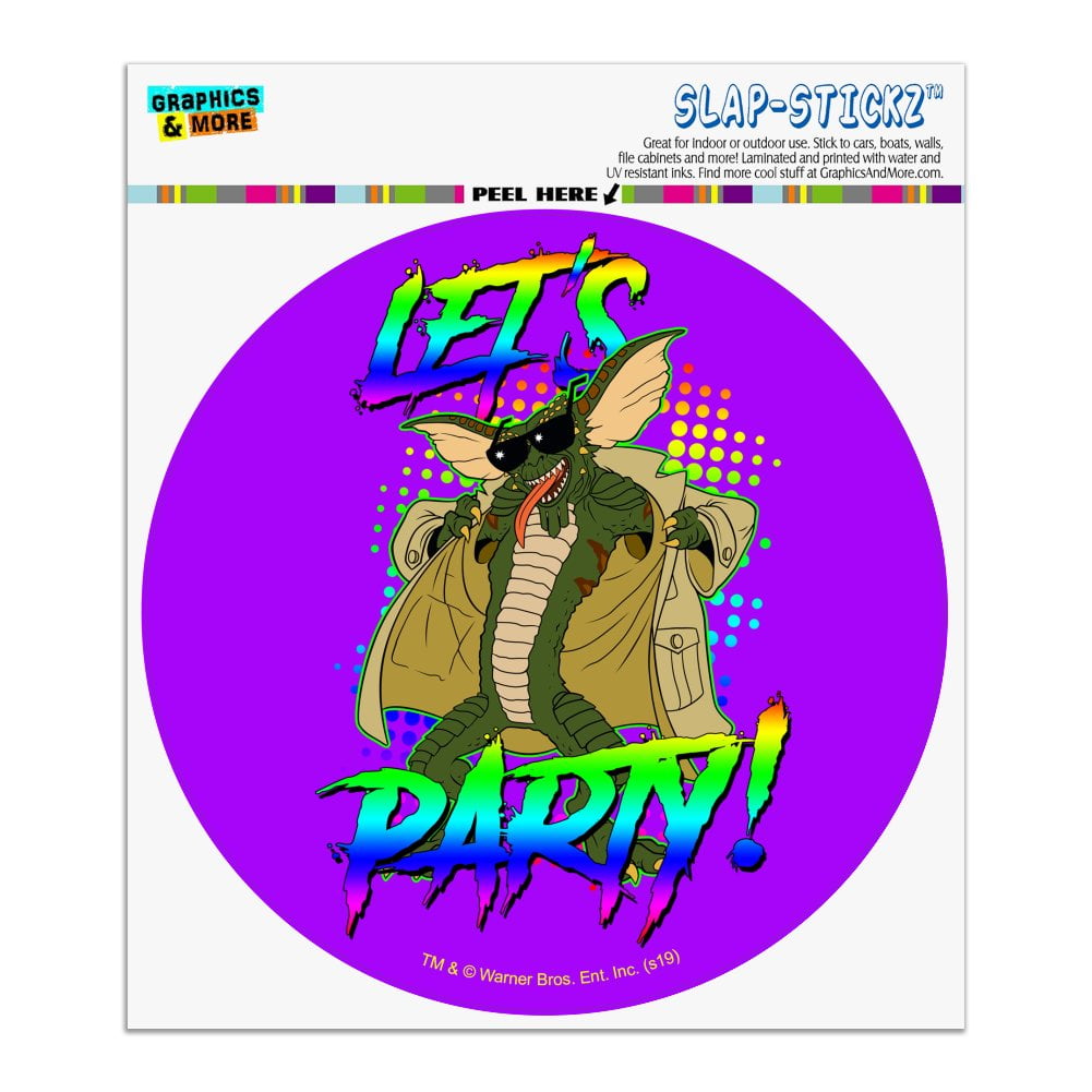 Gremlins Let's Party! Automotive Car Window Locker Circle Bumper ...