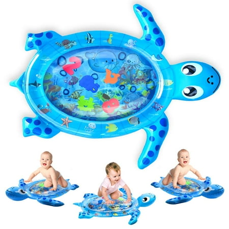 Water Mat Baby Water Play Mat BPA-Free, Large Baby Toys from 3 6 9 ...