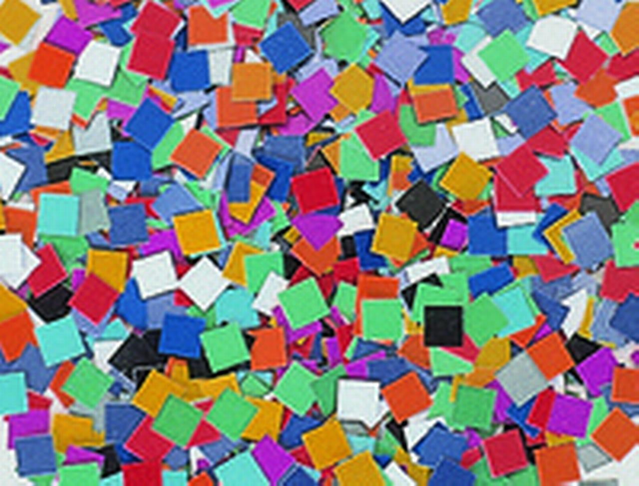 School Smart Paper Mosaic Squares, 3/8 Inches, Assorted Colors, Pack of ...