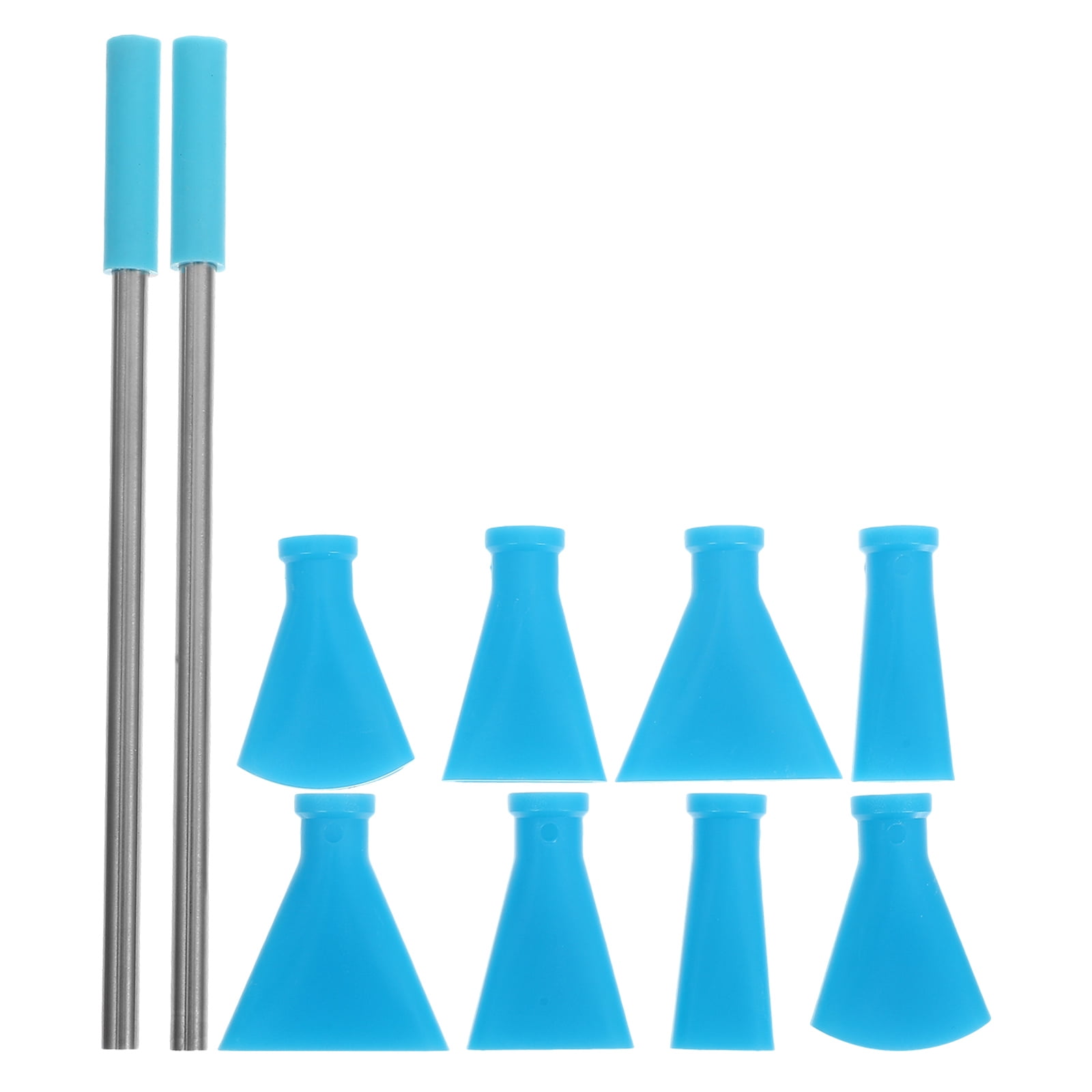 TEHAUX 1 Set Stainless Steel And Plastic Sky-Blue Painting Nozzle Tool ...