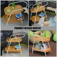 Mini Storage Stand for Decor White Mini House Furniture 4.5 x 3.1 ...
