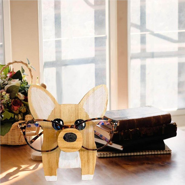 pitrice Wooden Eyeglass Spectacle Holder Animal Shaped Eyeglass Display ...