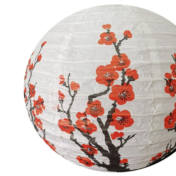 Red and white paper lanterns store