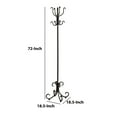 Traditional Metal Coat Rack, Black - Walmart.com