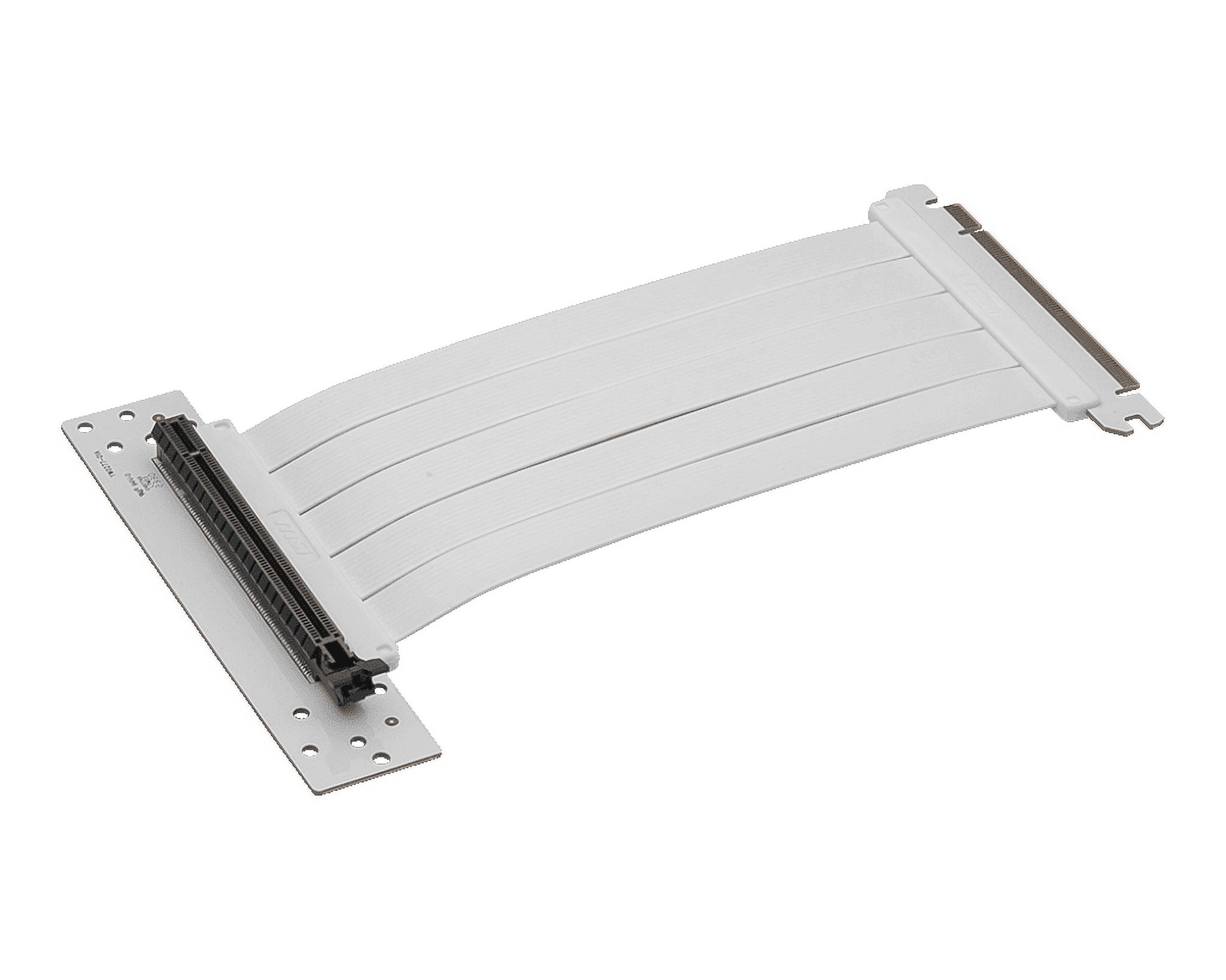 MSI PCI-E 4.0 X16 RISER CABLE 180mm-White, OUT-PUR/ET14004A, INT FFC ...