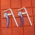 160*60MM Ratchet Dovetail Clamp ABS Release Button Clamping Force 2050 ...