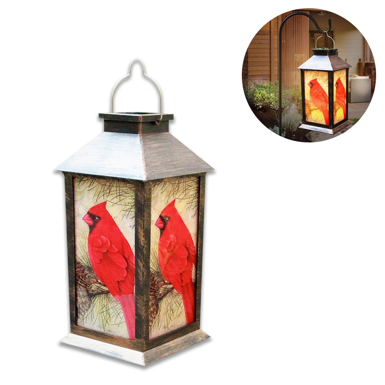 Waterproof LED Candle Lights, Outdoor Hanging Solar Lantern, Decorative ...