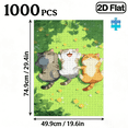 A 1000pcs Adult Mini Jigsaw Puzzle Featuring Three Kittens, High ...