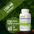 Pure Moringa Extract Capsules – 20:1 (20,000 mg) Potent Formula – Vegan ...
