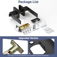 5 Pack Matte Black Door Handles Interior Door Knobs, Home Improvement ...