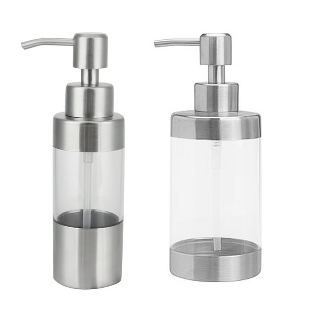 Dream Lifestyle Dispenser Pump Bottle, Acrylic Bottle with Stainless ...