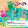 Colorations No-Spill White Lid Paint Cups - Set of 10 - Walmart.com