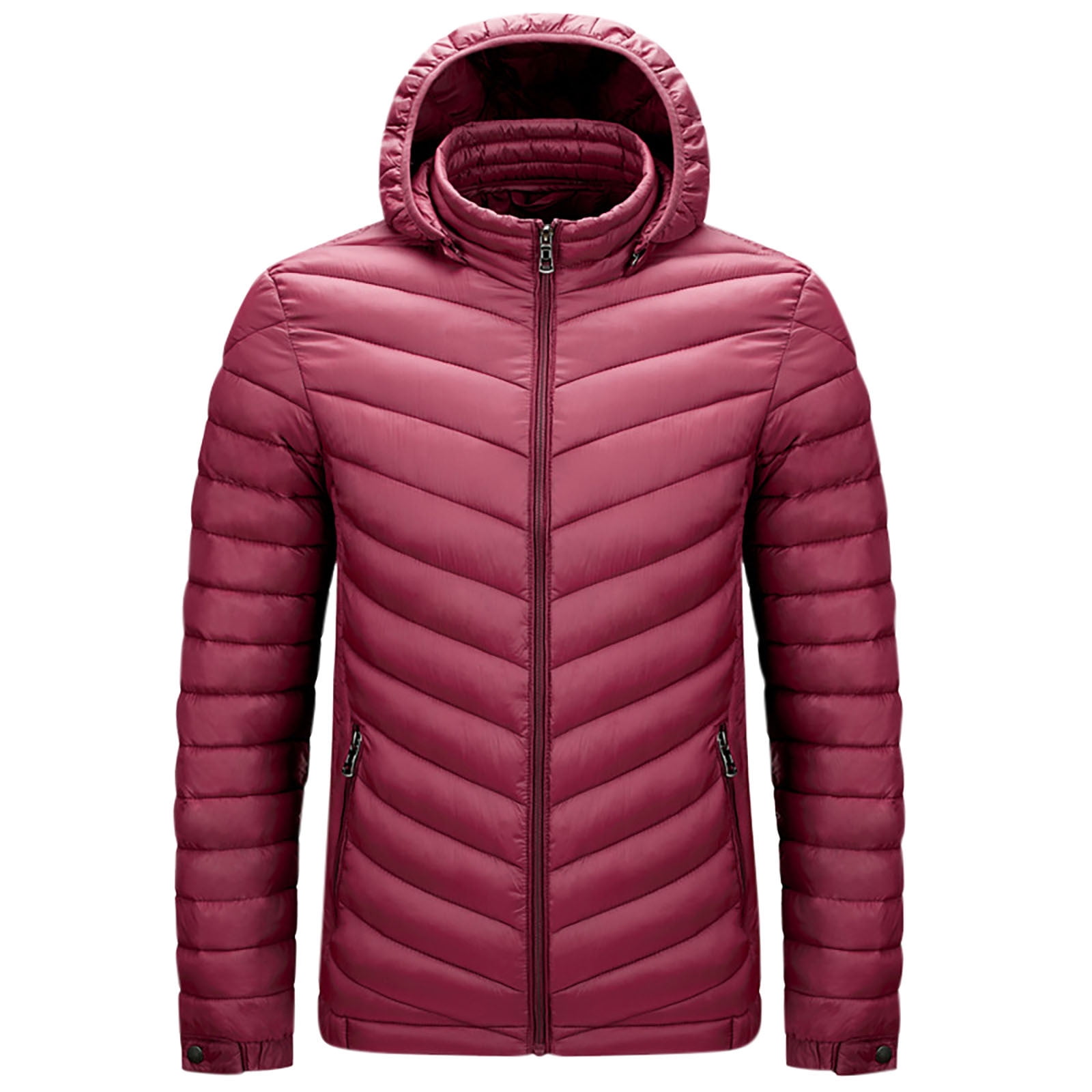 Click here for Pisexur Mens Winter Jacket Mens Solid Color Zipper... prices