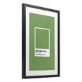 Stupell Industries Matcha Powder Green Shade Black Framed Print Under ...