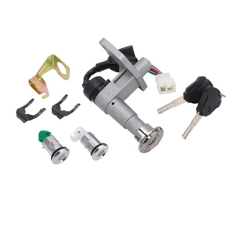 Ignition Switch Key Kit,Ignition Switch Key Set 4 Wires Metal Alloy ...