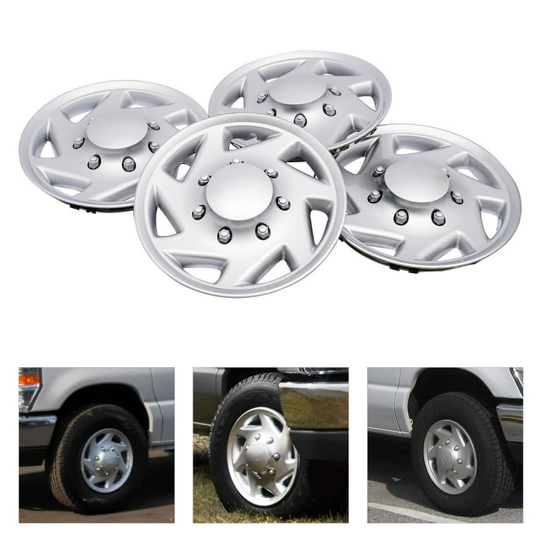 4Pcs 1979 2023 Ford Econoline E250 E350 E450 Van Full Wheel Covers Hub Caps Rim Simulators Wheel Covers Hub Caps Walmart