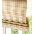 LazBlinds Cordless Bamboo Roman Shades, Privacy Window Treatment, Roll ...