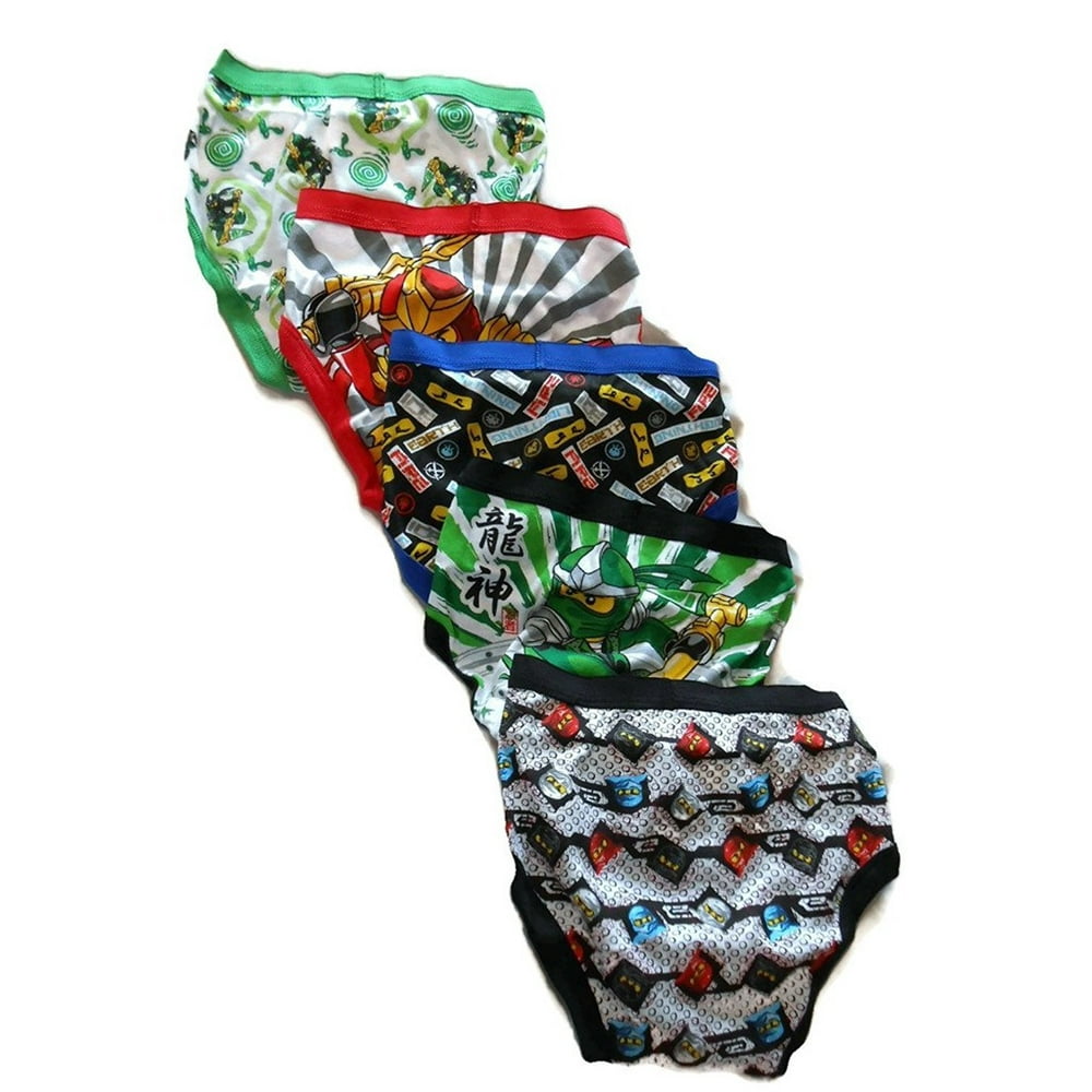 Handcraft Mfg - Handcraft Little Boys' Lego Ninjago Brief (Pack of 5 ...