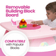 Disney Minnie Mouse Picnic Table with Block Baseplate & Cupholders ...