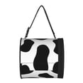 Black And White Cow Skin Print Portable Cylinder Toilet Paper Holder ...
