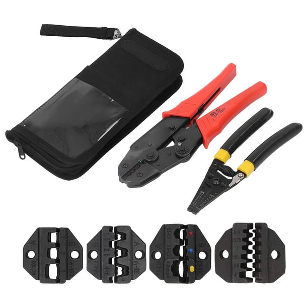 Ratchet Wire Crimping Tool Kit Stainless Steel Wire Stripper with ...