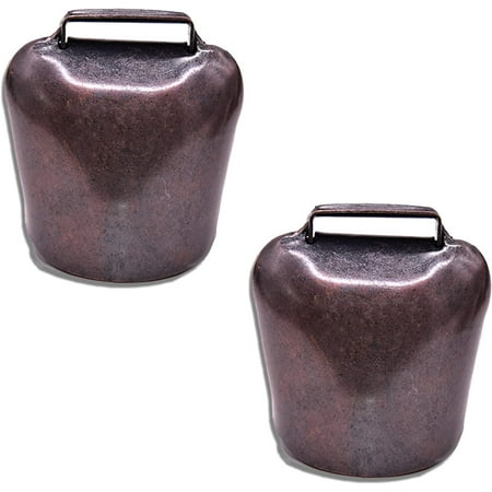 nipocaio Set of 2 Goat Bell, Cow Horse Sheep Bell, Cowbell with Iron ...