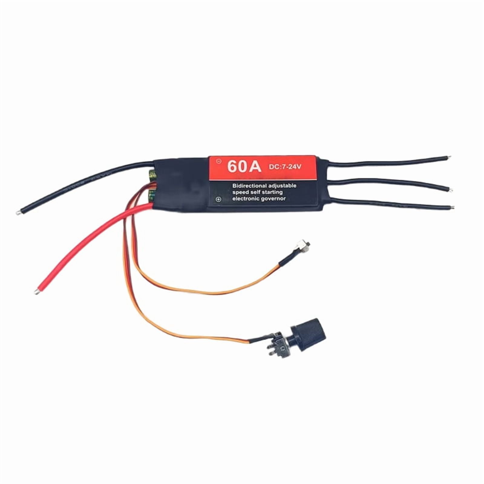 2-6S 60A ESC Bidirectional Self Starting Brushless Electric Regulation ...