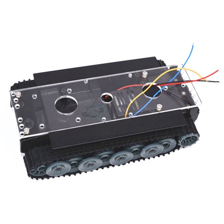 Rc Tank Smart Robot Tank Car Chassis Kit Rubber Track Crawler for ...