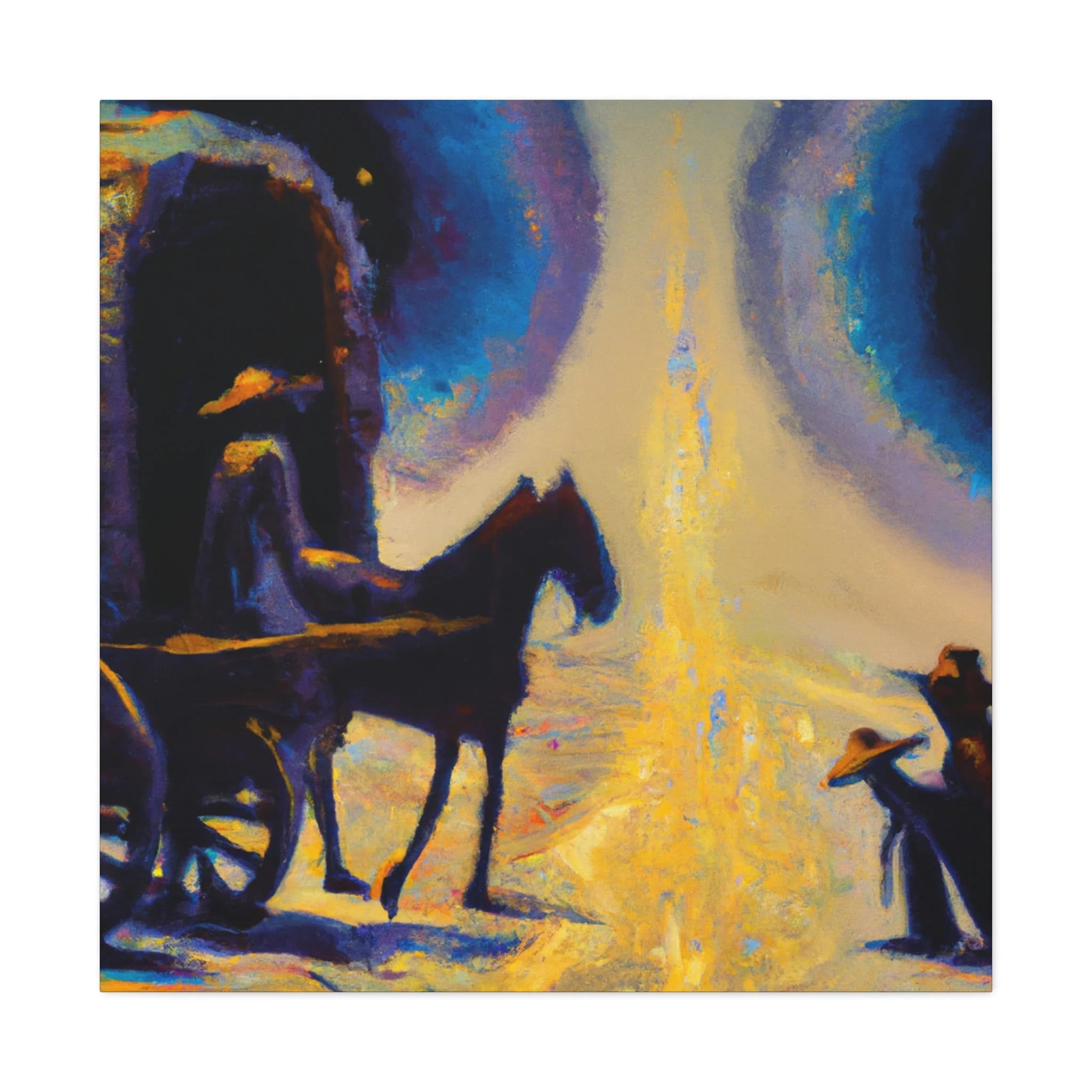 Wagon of Impressionism - Canvas - Walmart.com