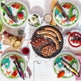 Paper Plate Holders Reusable 10 inch Plastic W/Snap in Grooves, Holds 9 ...
