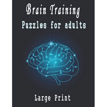 Brain Training Puzzles: Puzzle Activity Book for Adults, 180+ Large ...