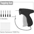 Mr. Pen Tagging Gun Black with 5 Needles and 1008 Barbs Fasteners for ...