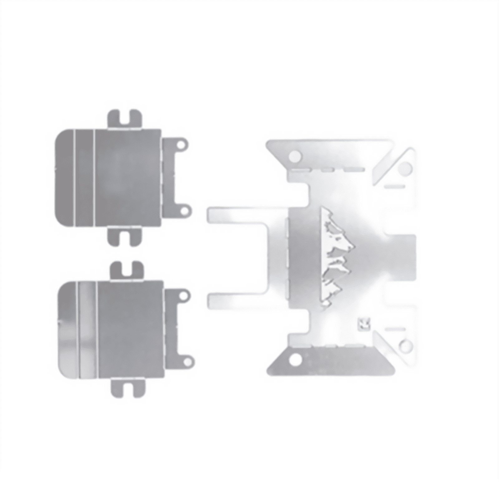 Stainless Steel RC Anti-scratches Skid Plate Chassis Armor Axle ...