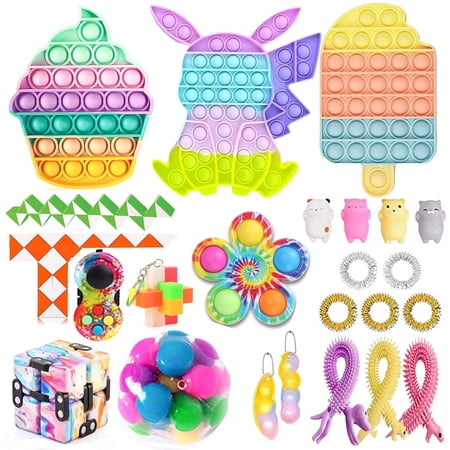 Cheap Fidget Packs Anti-Anxiety Tools, Fidget Block Set Stress Relief ...