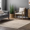 nuLOOM Jolinn Farmhouse Wool and Jute Area Rug, 5' x 8', Natural ...