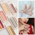 Nail On Long Coffin Clear Acrylic Nails Short Length Coffin Shaped