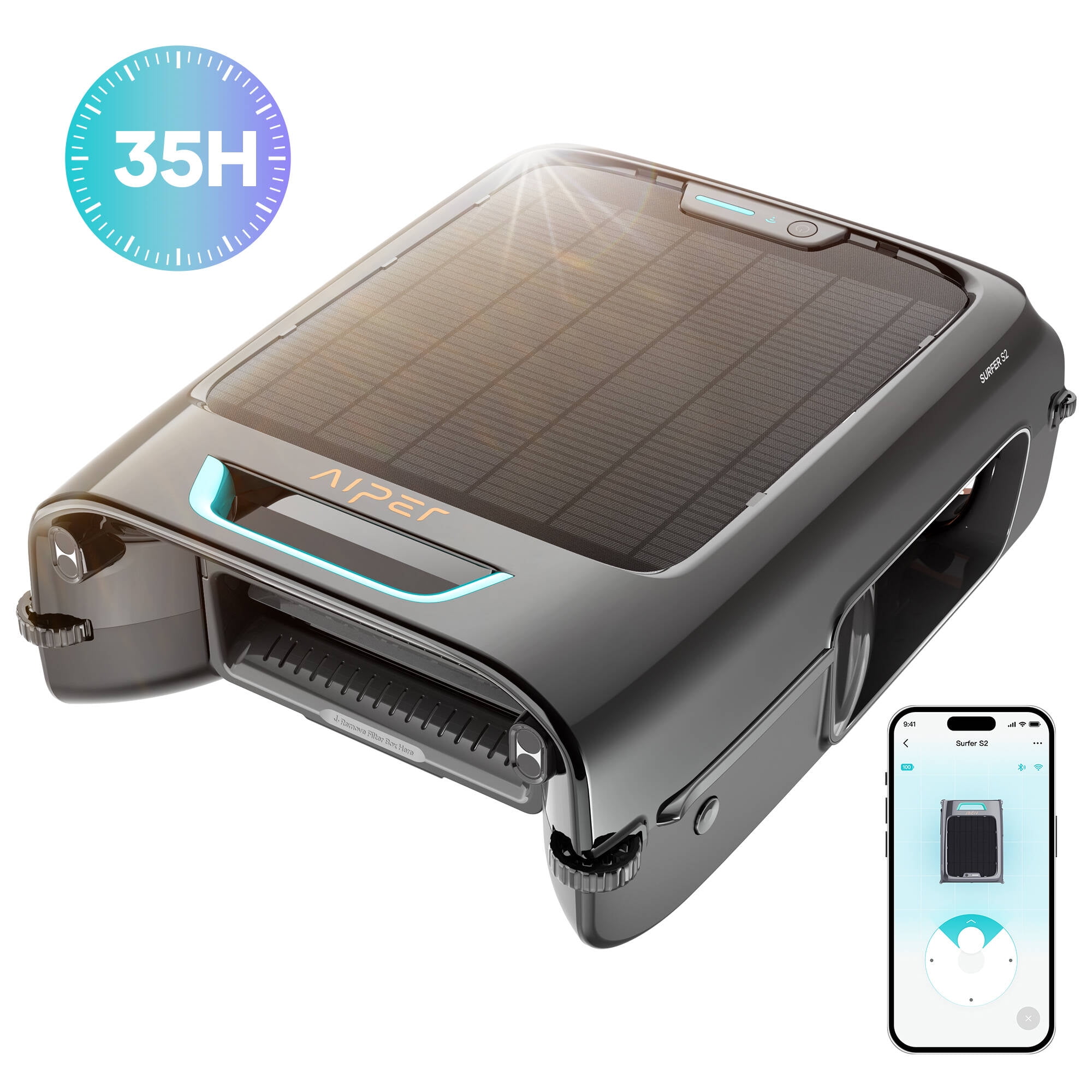 Click here for Aiper Ecosurfer S2 Solar Pool Skimmer W/ App Suppo... prices