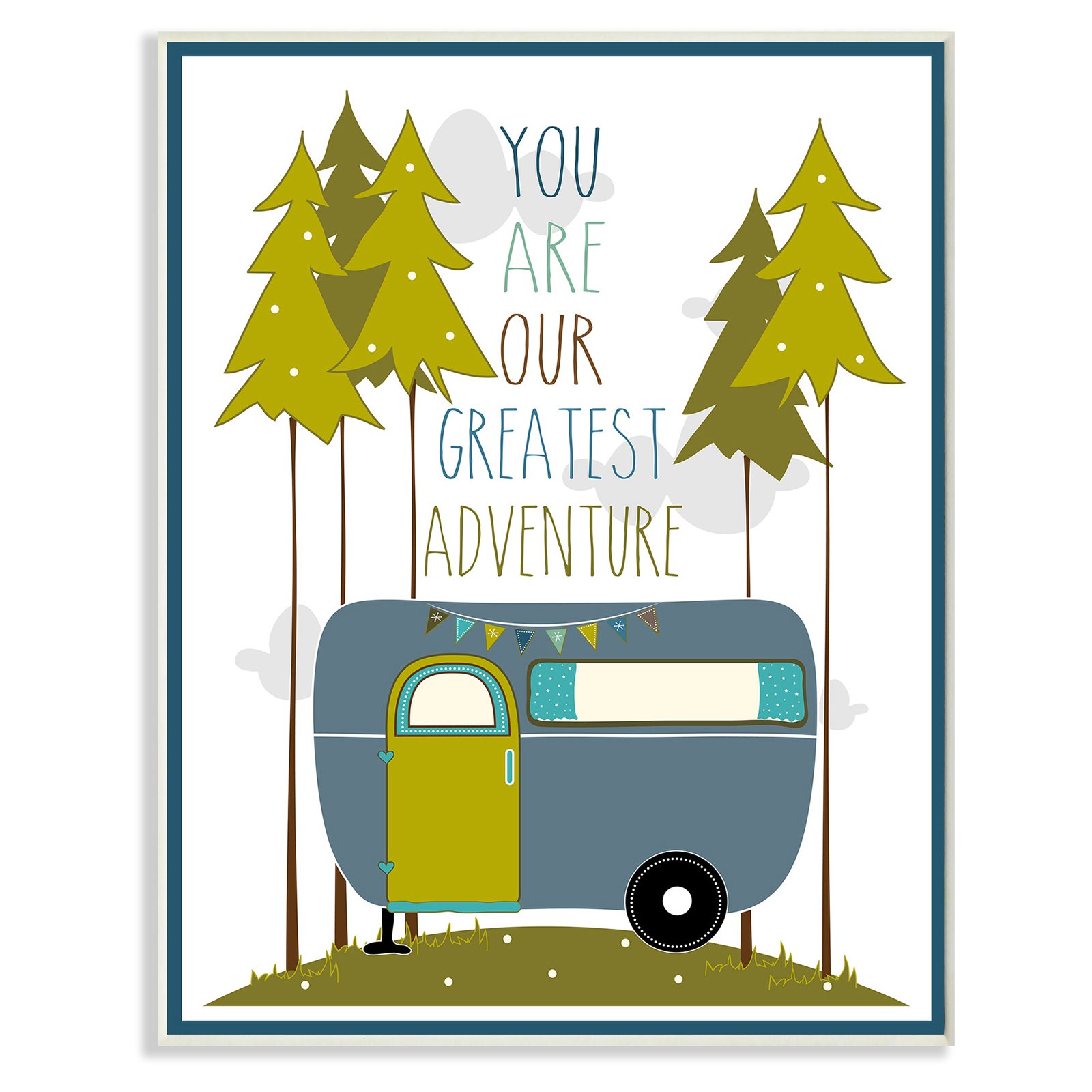 The Kids Room by Stupell You Are Our Greatest Adventure Art Wall Plaque ...