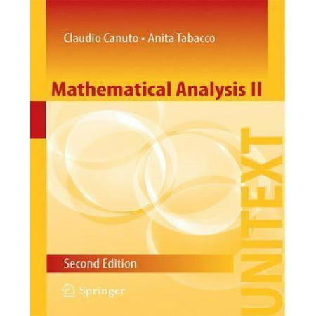Mathematical Analysis II (UNITEXT) | Walmart Canada