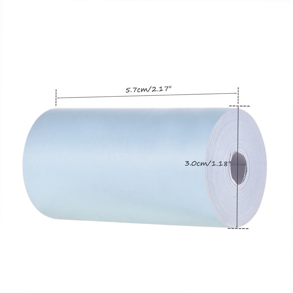 Rollo de Papel Térmico de Color de color 57x30 mm 2.17x1.18in Bill ...