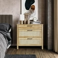 Free Shipping! Novogratz Shay 3-Drawer Dresser, Natural with Faux ...