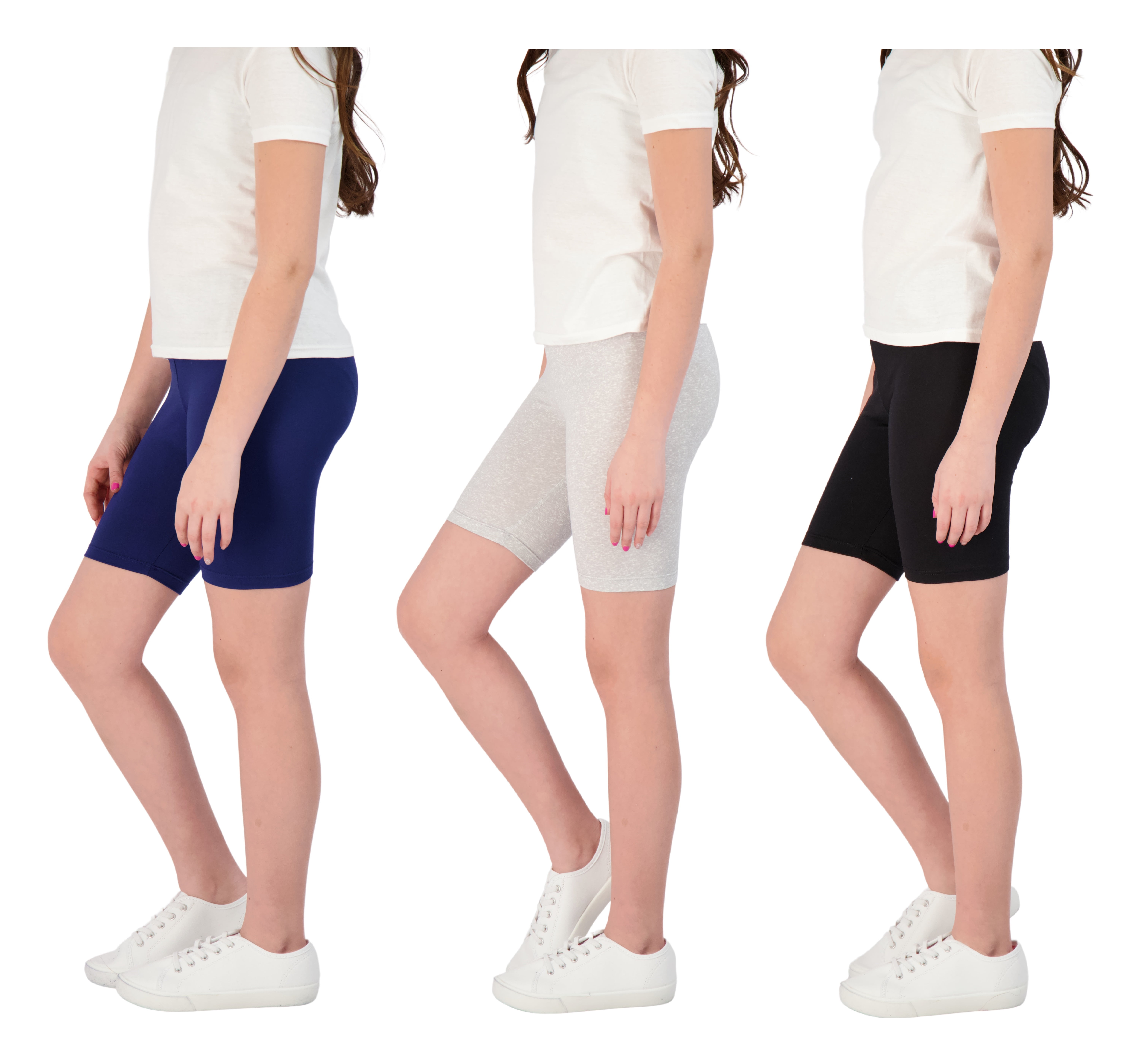 Star Ride Girls 3 Pack Bike Shorts, Size 5-16 - Walmart.com