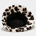 Aoochasliy Hats and Gloves Clearance Women's Trendy Leopard Print Basin ...
