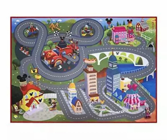 Disney Mickey Mouse Game Rug 31”x45” Play Rug Cars Mickey Mouse ...