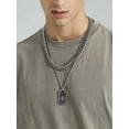 ChainsHouse Mens Cuban Chain Necklaces, Stainless Steel Chunky Link ...