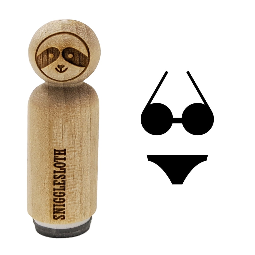 Bikini Bathing Swimming Suit Solid Rubber Stamp for Scrapbooking ...
