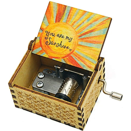 Can’t Help Falling in Love Music Box, Music Box Hand Crank Laser ...