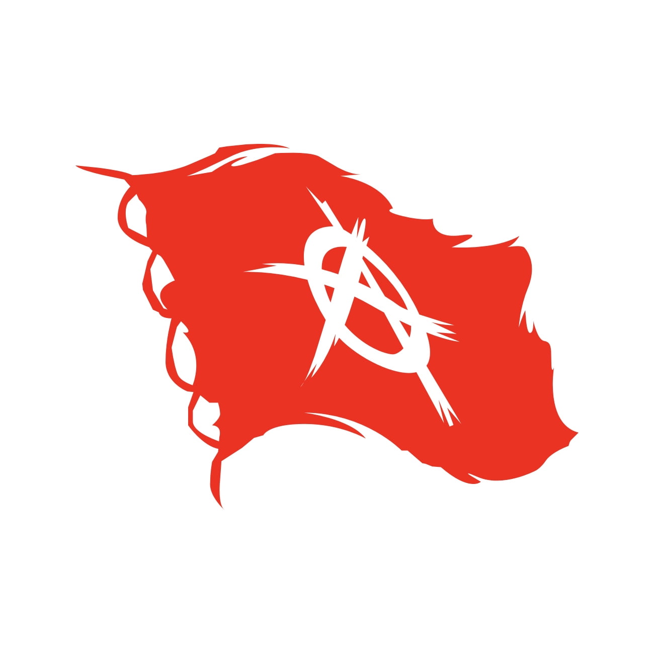 Anarchy Flag Sticker Decal Die Cut - Self Adhesive Vinyl - Weatherproof ...